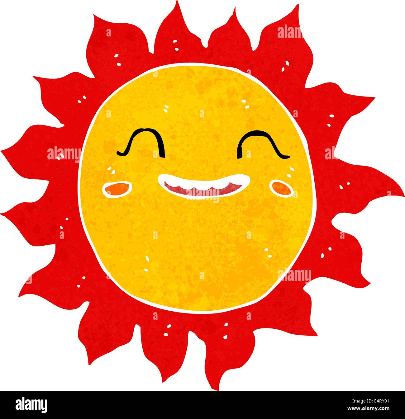cartoon happy sun Stock Vector Image & Art - Alamy