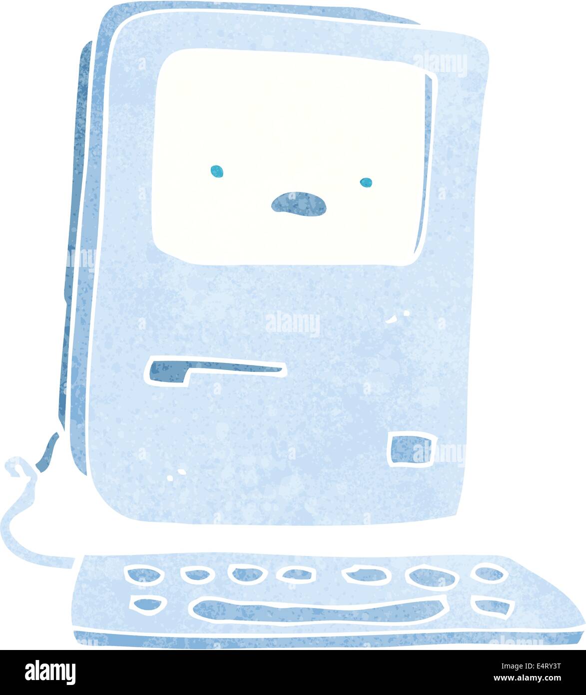 cartoon old computer Stock Vector Image & Art - Alamy