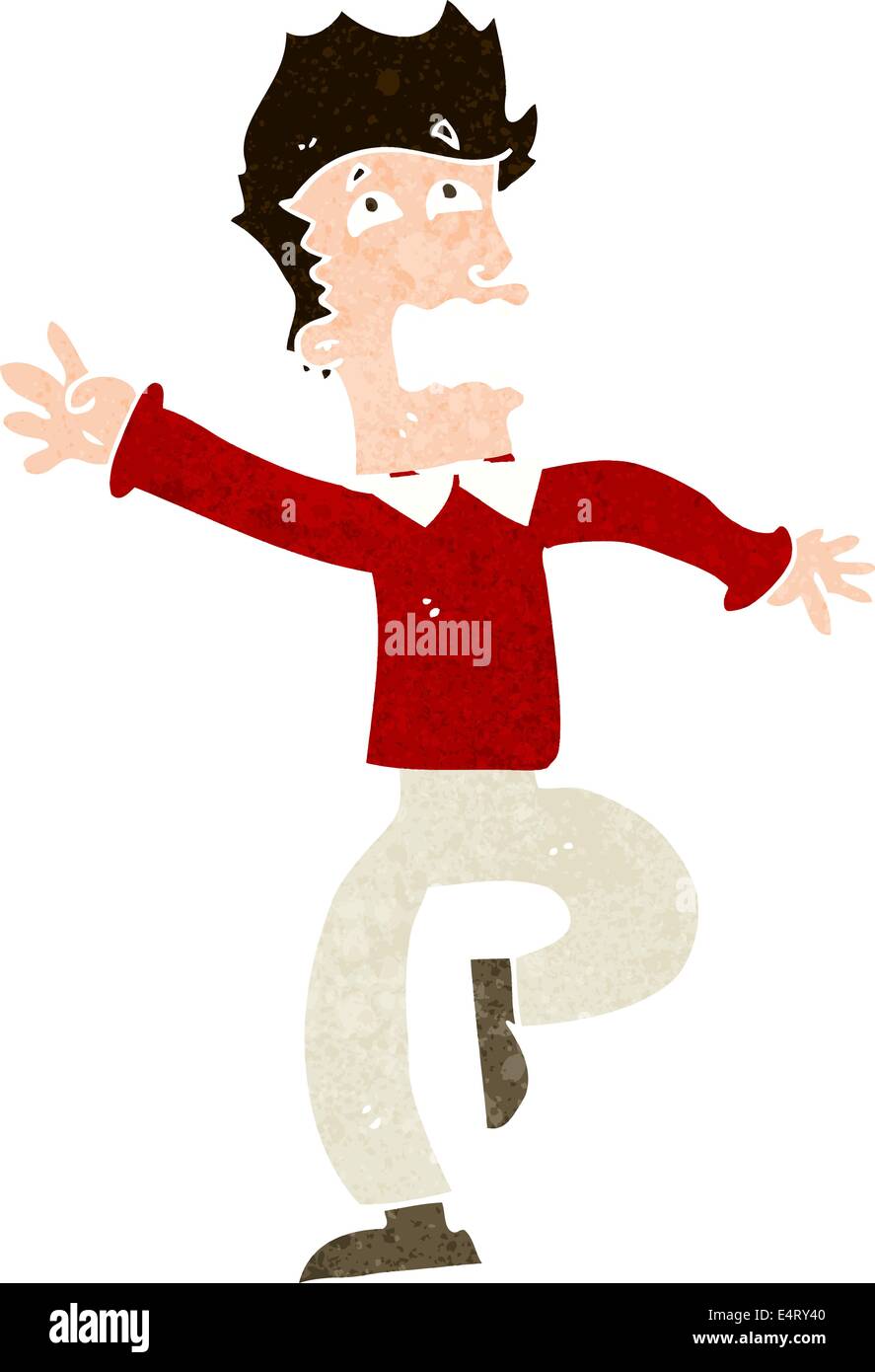 cartoon man panicking Stock Vector Image & Art - Alamy