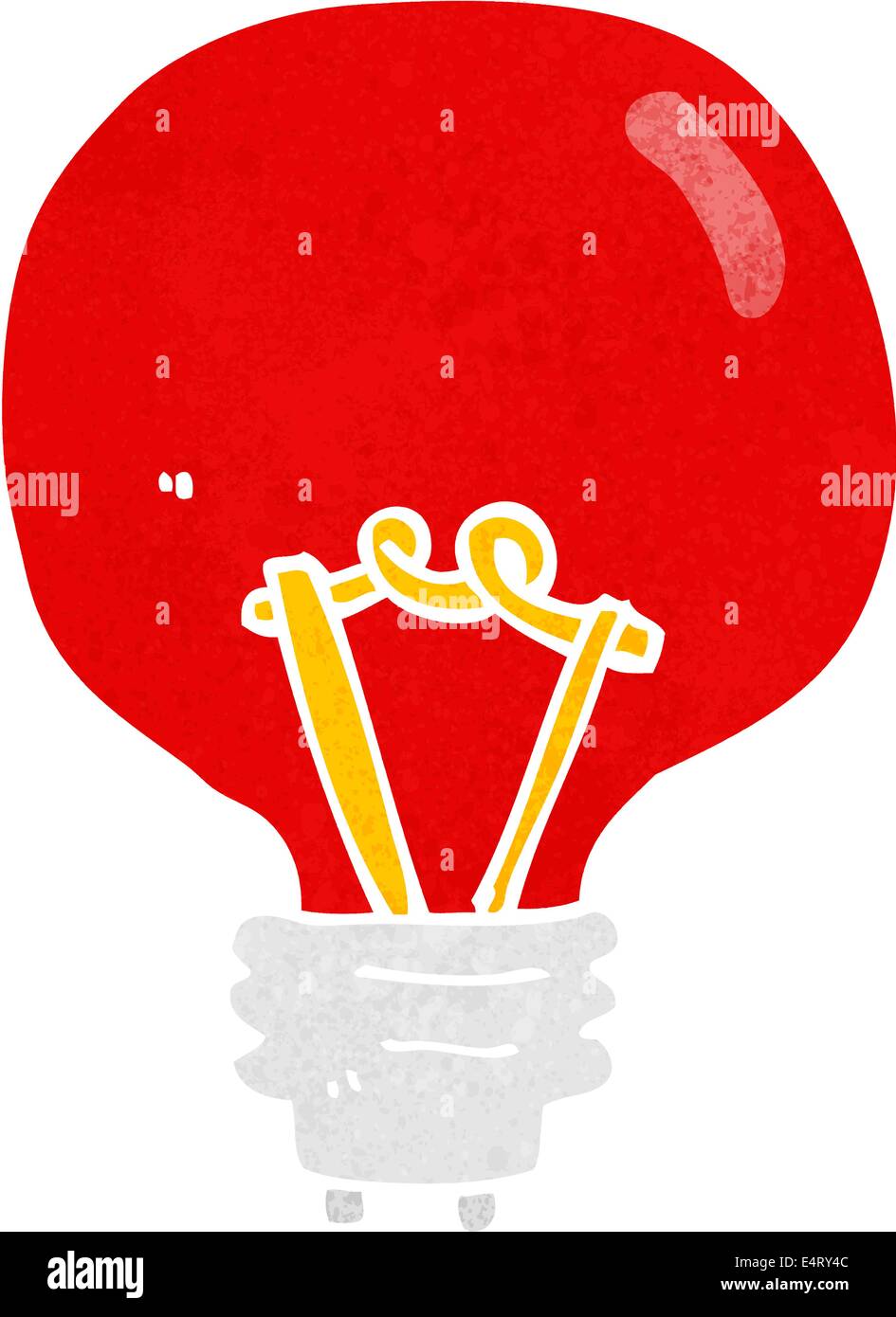 cartoon red light bulb Stock Vector Image & Art - Alamy