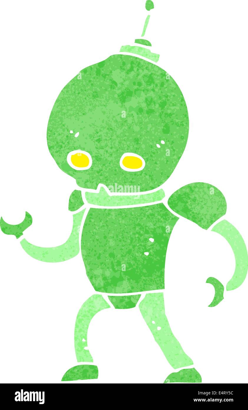 cartoon alien robot Stock Vector Image & Art - Alamy