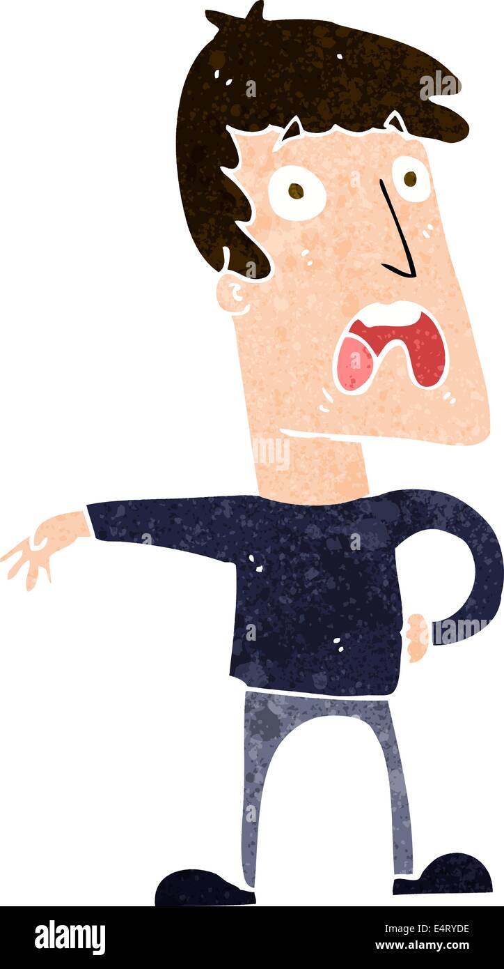 cartoon complaining man Stock Vector Image & Art - Alamy