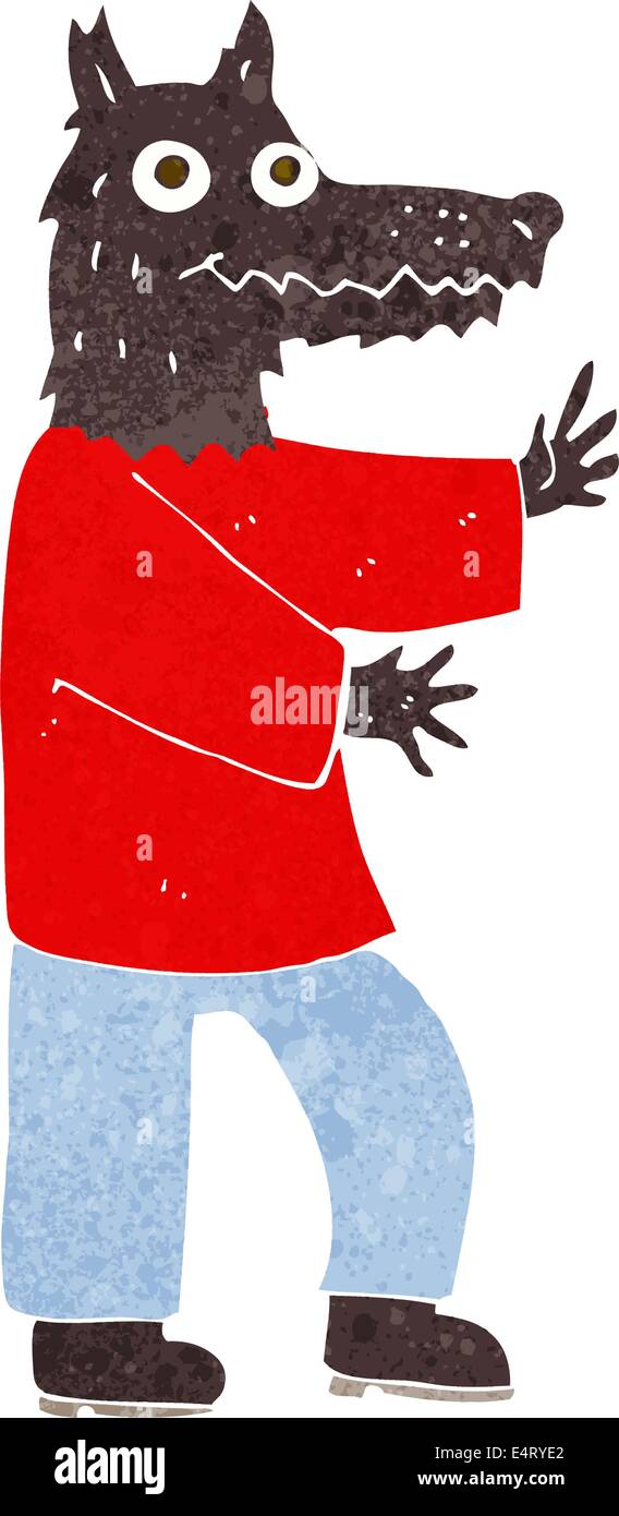 Cartoon illustration funny werewolf hi-res stock photography and images ...
