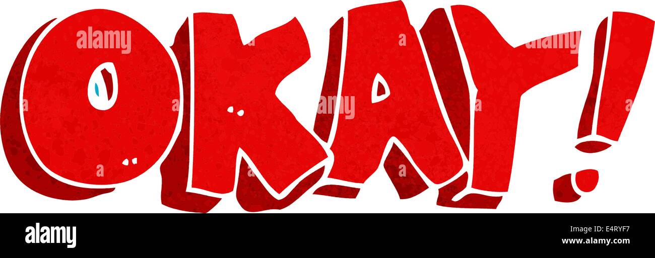 cartoon okay sign Stock Vector Image & Art - Alamy