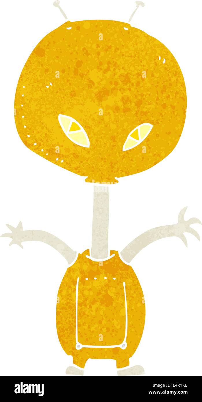 cartoon space alien Stock Vector Image & Art - Alamy