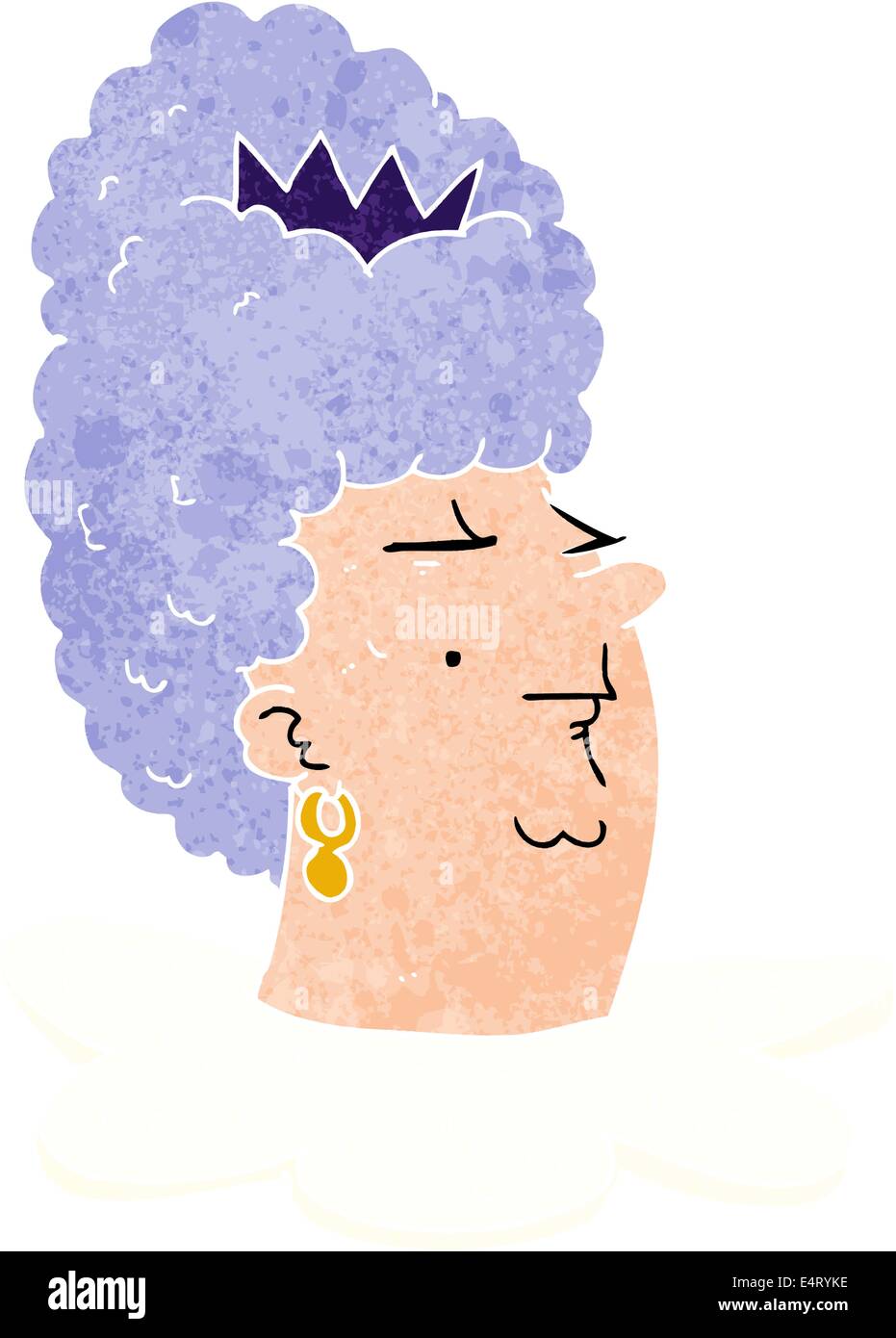 cartoon queen's head Stock Vector Image & Art - Alamy
