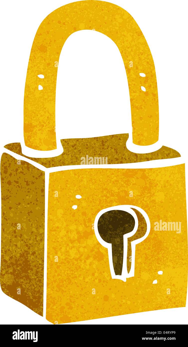 Cartoon padlock and Stock Vector Images - Alamy