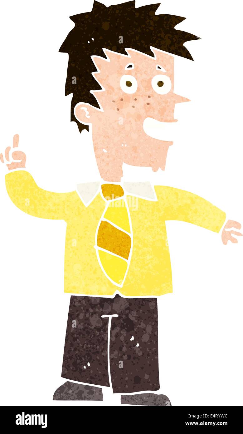 cartoon man with idea Stock Vector Image & Art - Alamy