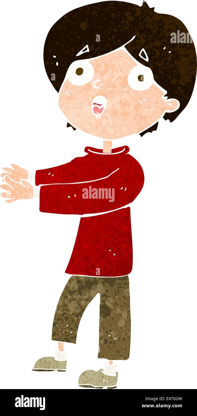 cartoon shocked boy Stock Vector Image & Art - Alamy