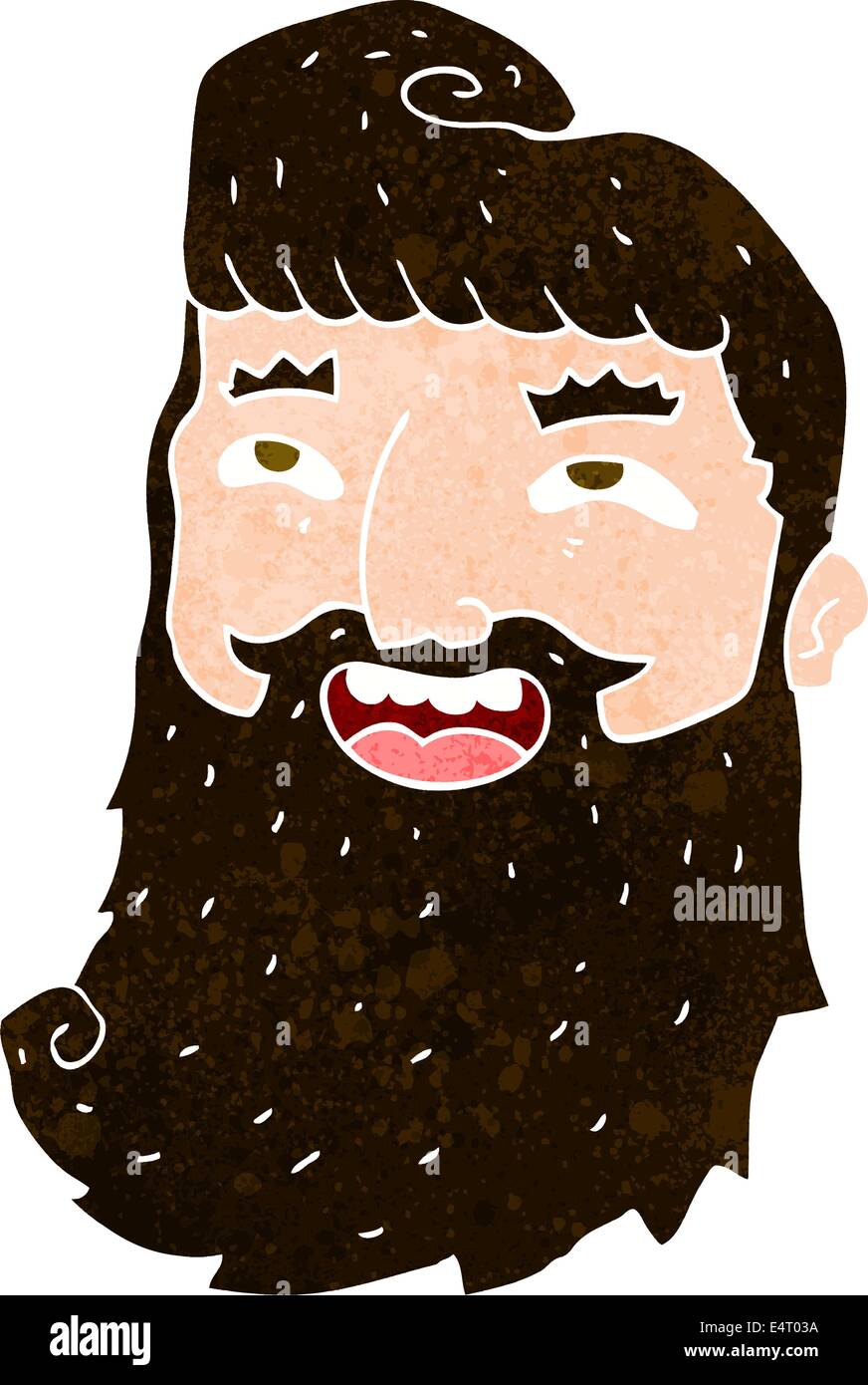 Bearded man laughing Stock Vector Images - Alamy