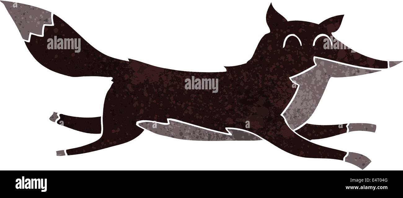 Cartoon running wolf Stock Vector Images - Alamy