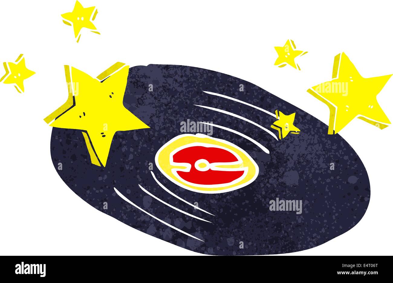 cartoon magic old vinyl record Stock Vector Image & Art - Alamy