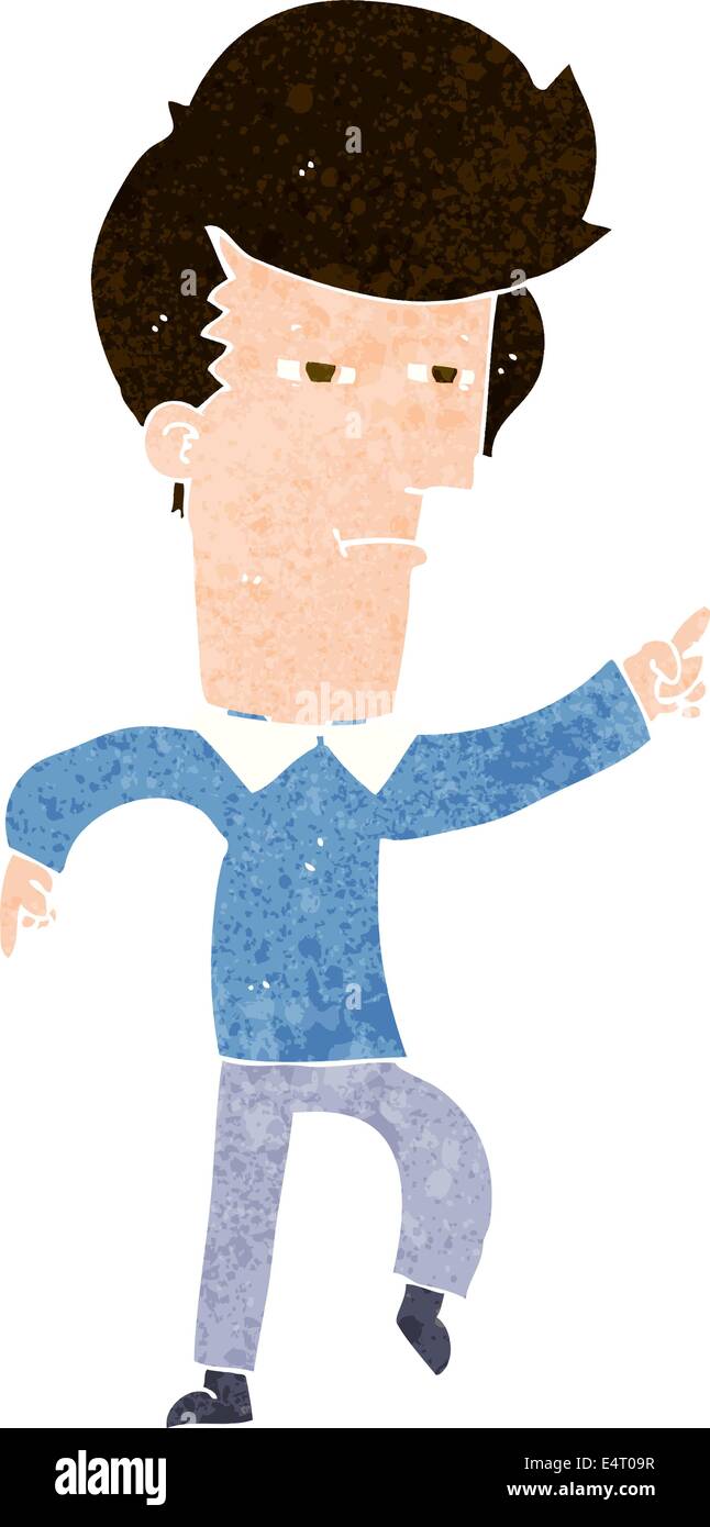 cartoon man accusing Stock Vector Image & Art - Alamy