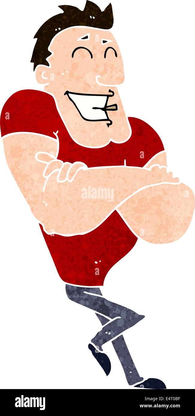 cartoon muscle guy Stock Vector Image & Art - Alamy