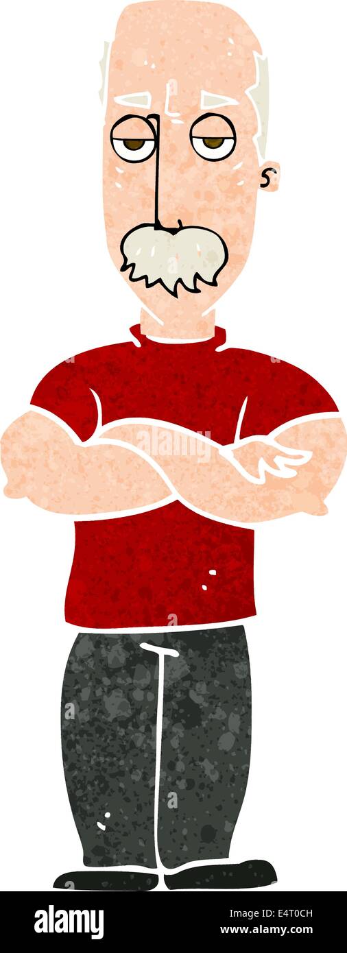 cartoon angry man with mustache Stock Vector Image & Art - Alamy