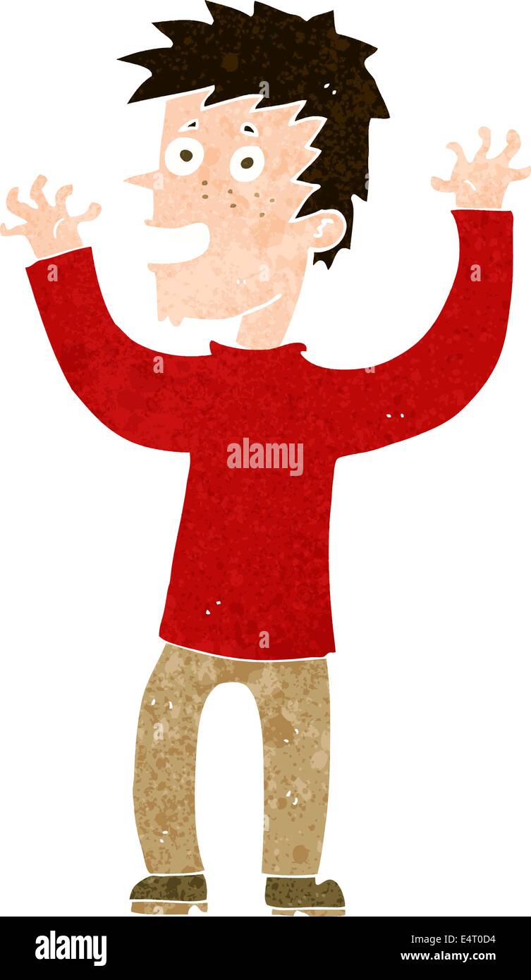 cartoon excited man Stock Vector Image & Art - Alamy
