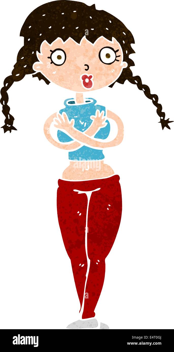 Offended woman Stock Vector Images - Alamy