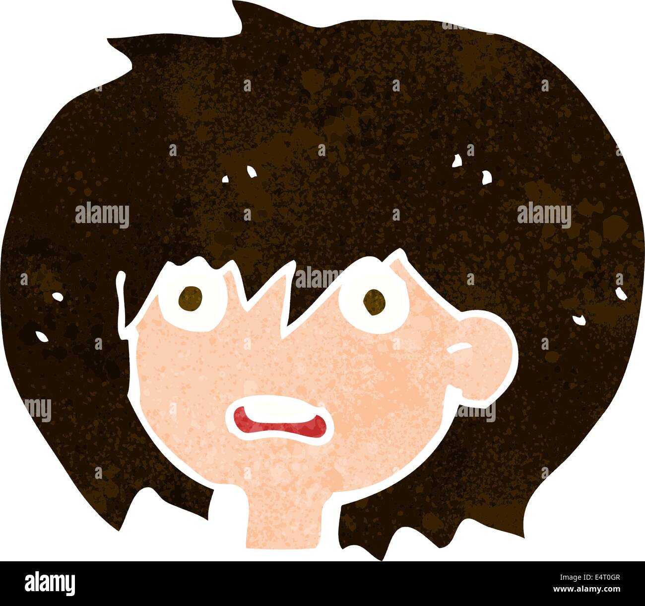 cartoon shocked expression Stock Vector Image & Art - Alamy