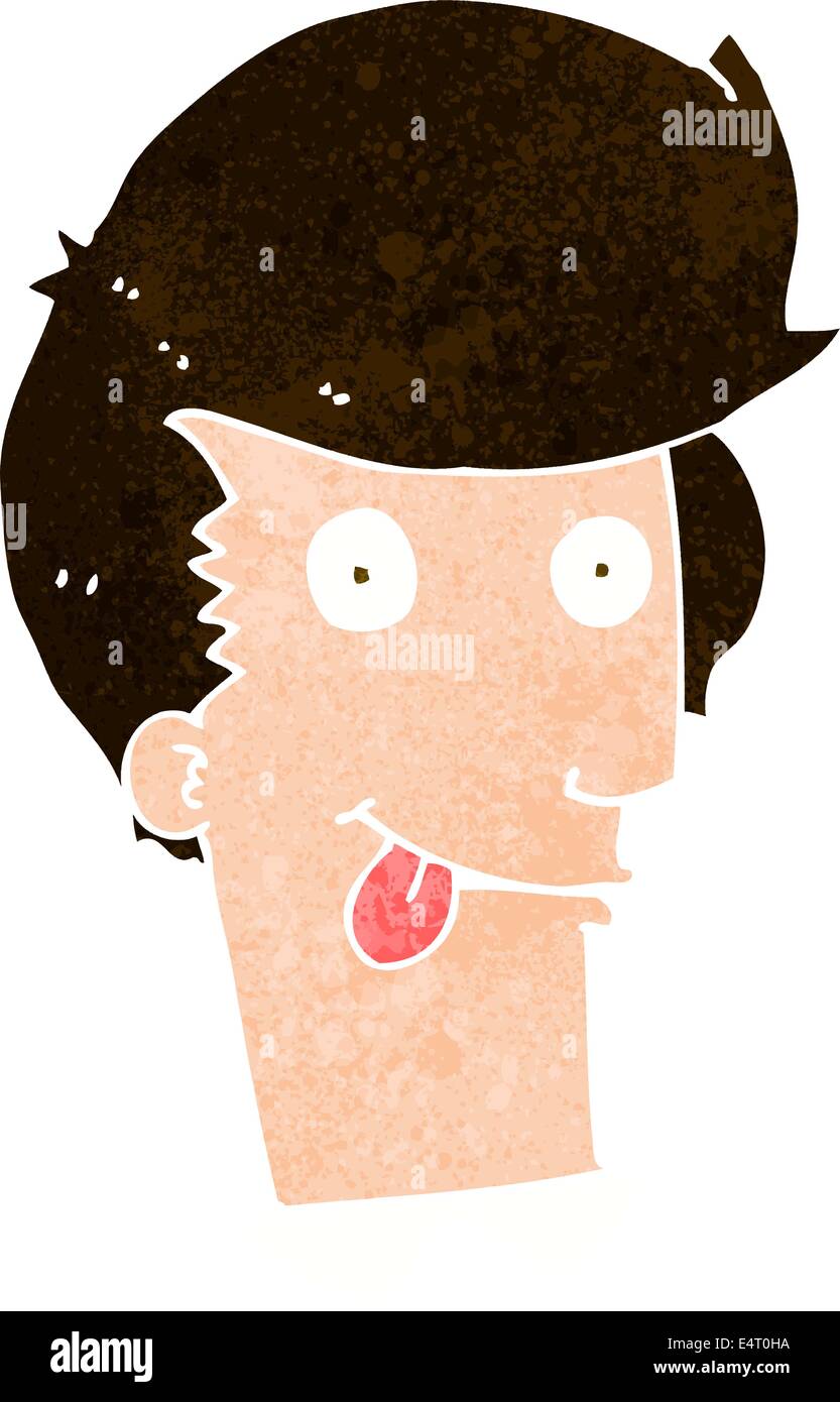 Tongue hanging out Stock Vector Images - Alamy