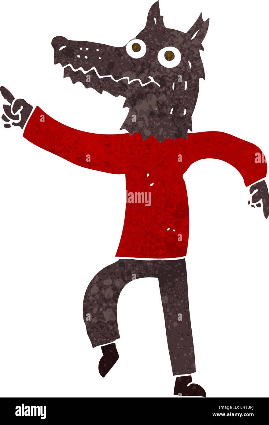 Cartoon wolf man hi-res stock photography and images - Alamy