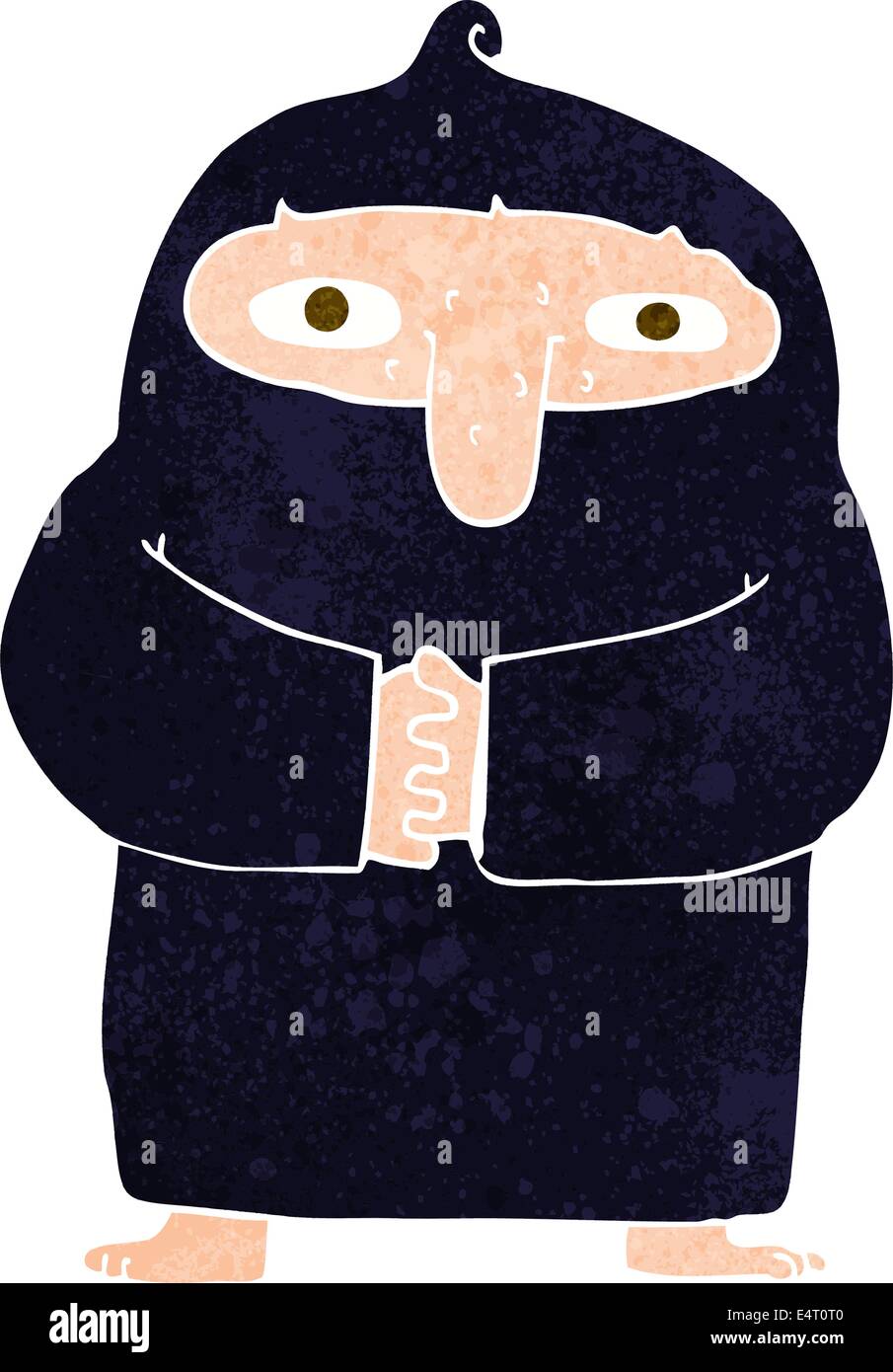cartoon monk in robe Stock Vector Image & Art - Alamy