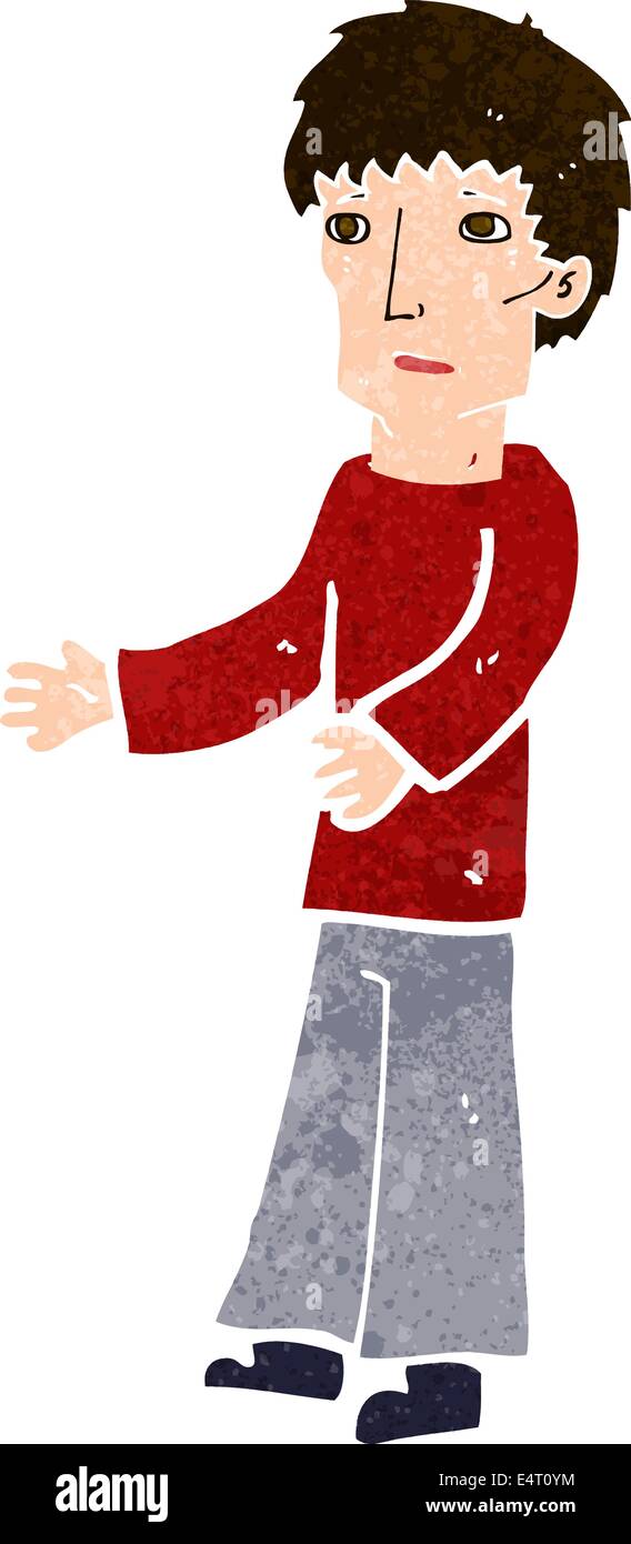 cartoon man explaining Stock Vector Image & Art - Alamy