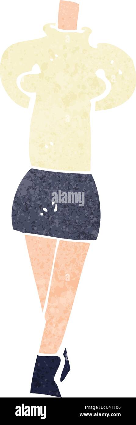 cartoon female body (mix and match cartoons or add own photos Stock ...