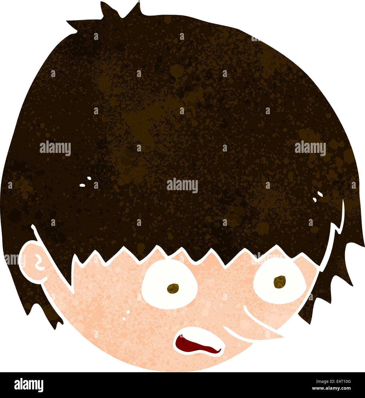 cartoon stressed face Stock Vector Image & Art - Alamy