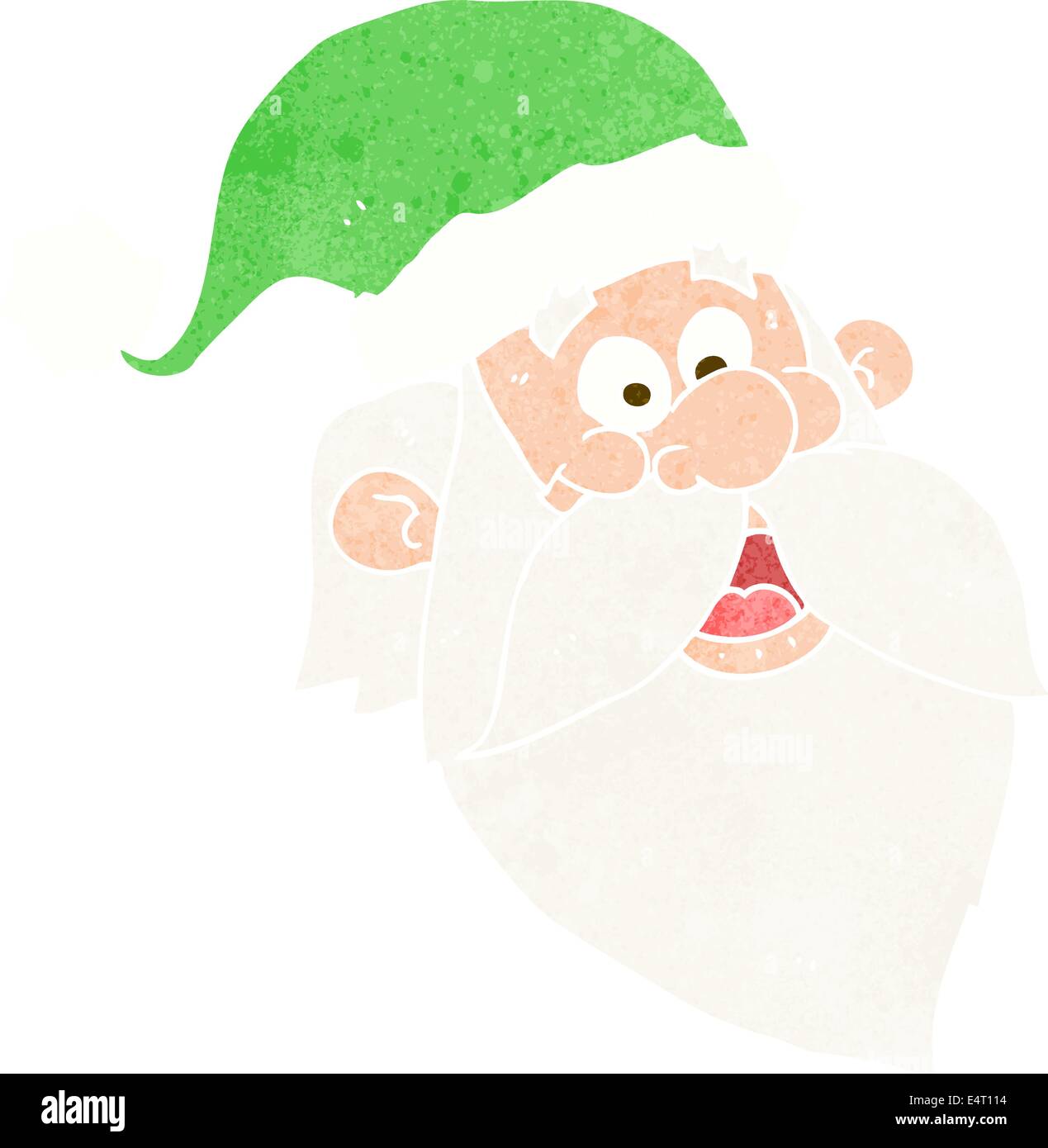 cartoon jolly santa claus face Stock Vector Image & Art - Alamy