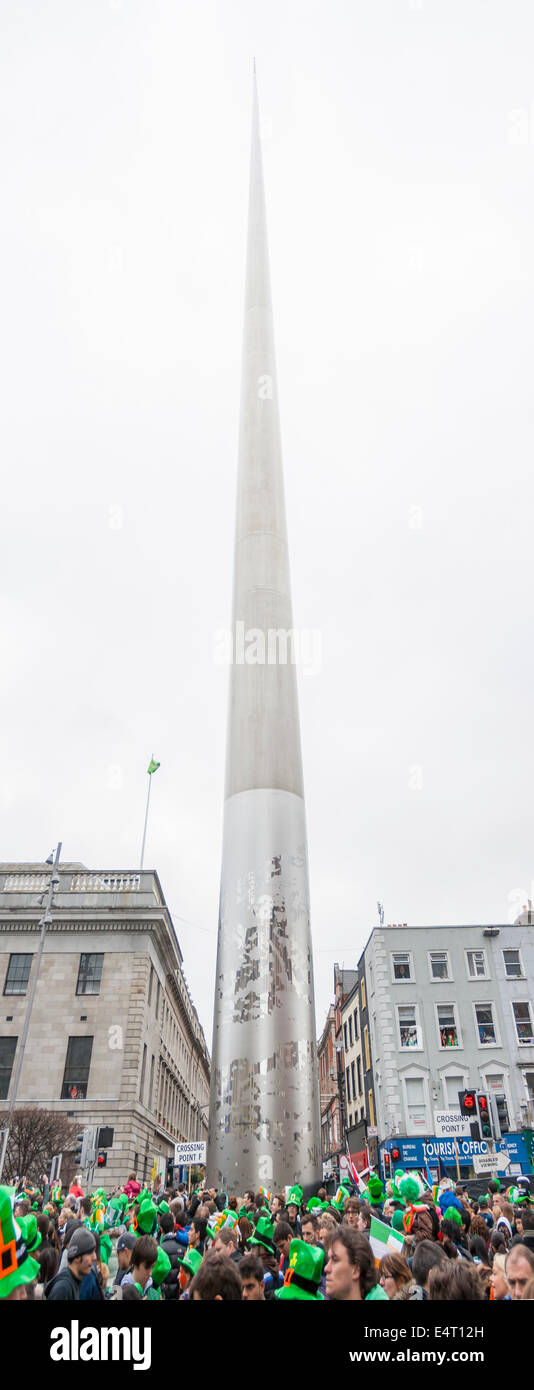 Dublin, Ireland - March 17: Saint Patrick's Day parade in Dublin ...
