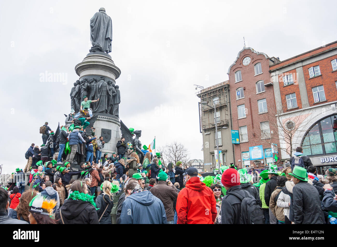 Dublin, Ireland - March 17: Saint Patrick's Day parade in Dublin ...