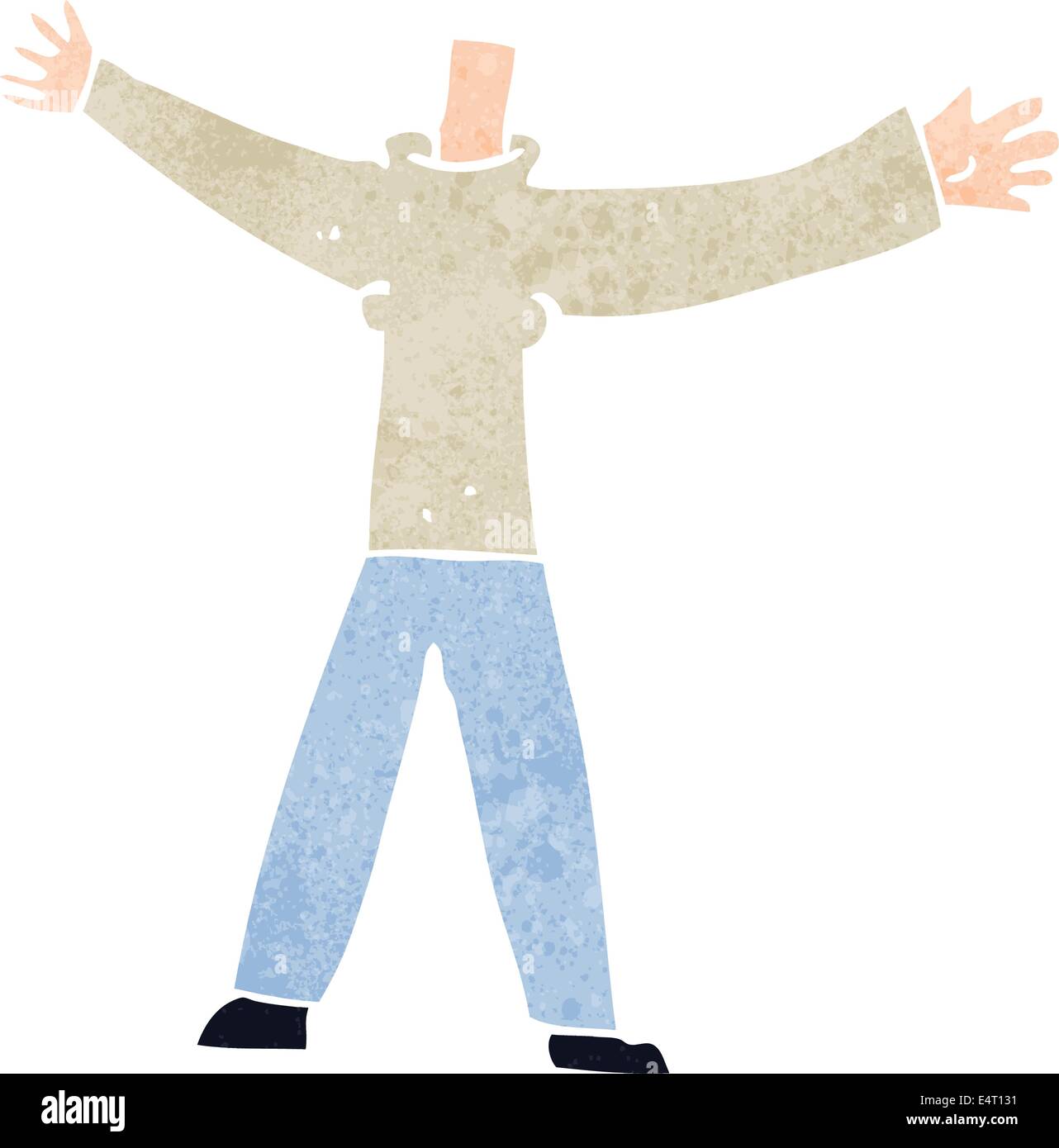 Cartoon headless body hi-res stock photography and images - Alamy