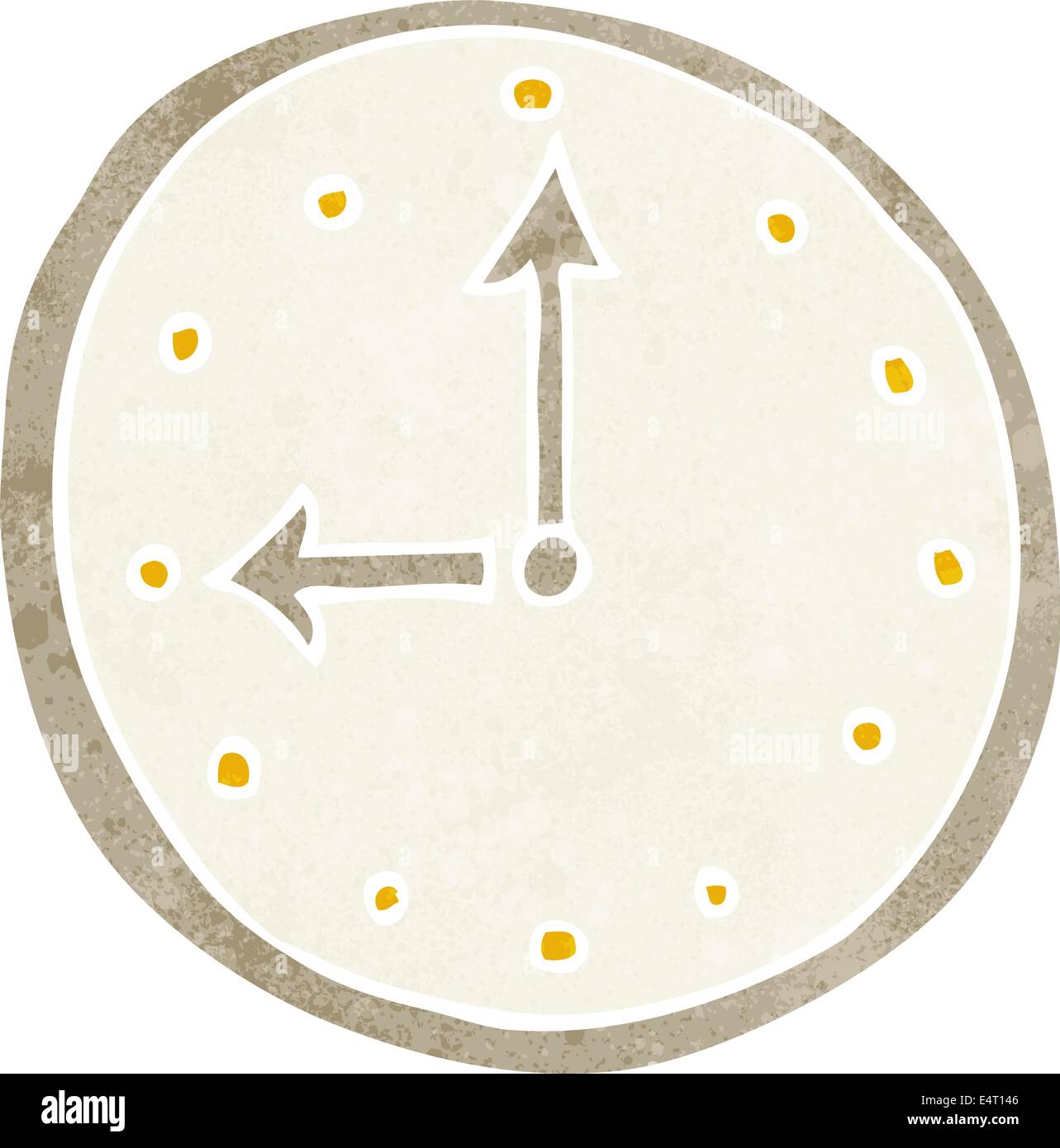 Crazy clock Stock Vector Images - Alamy