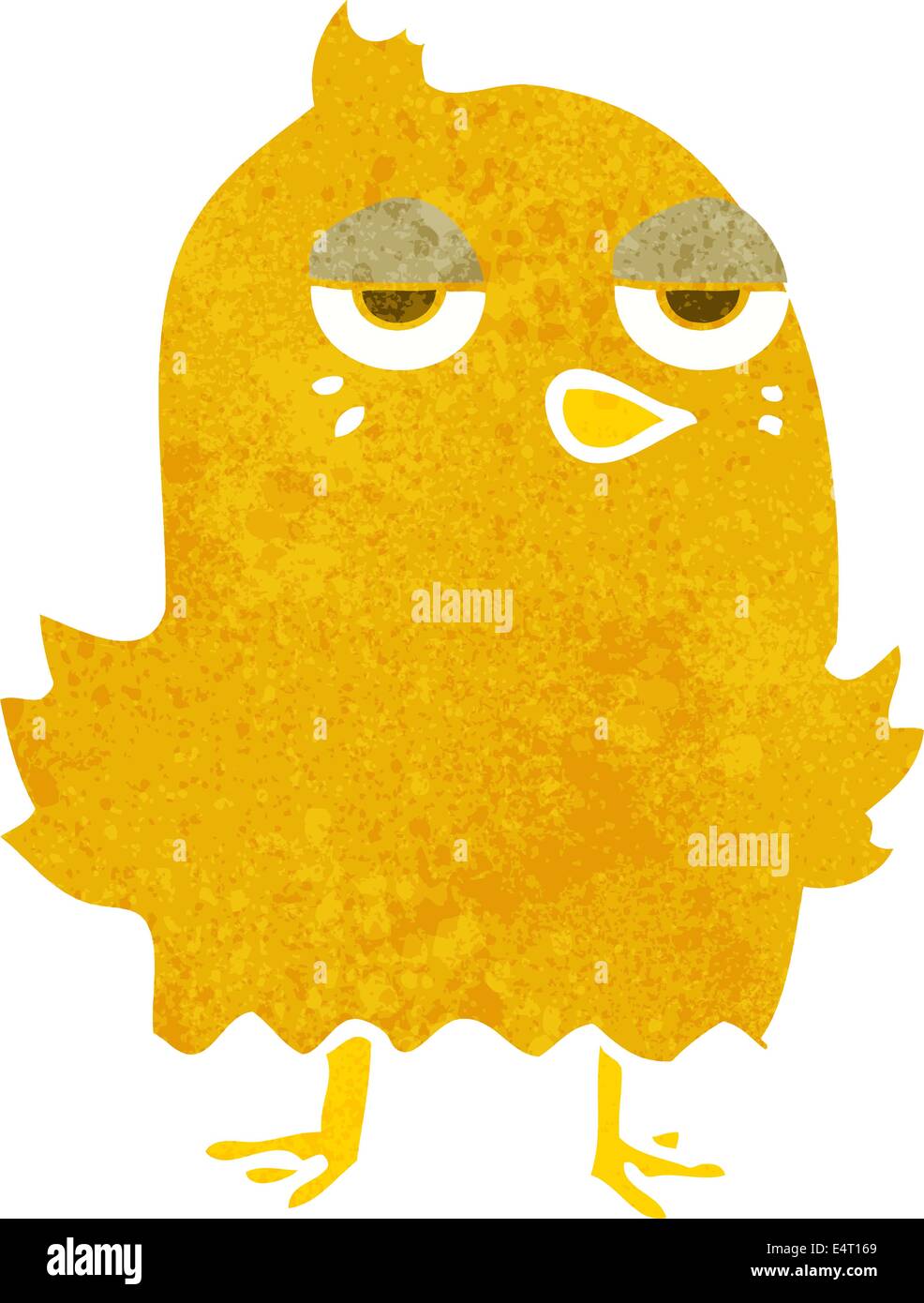 cartoon bored bird Stock Vector Image & Art - Alamy