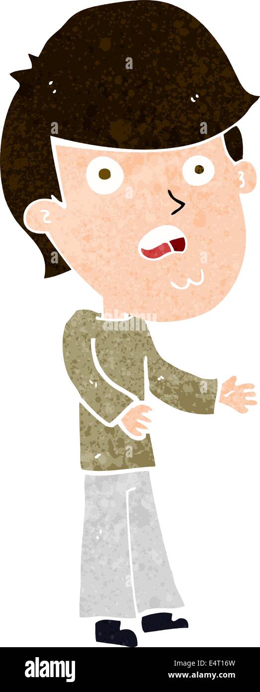 cartoon shocked man Stock Vector Image & Art - Alamy