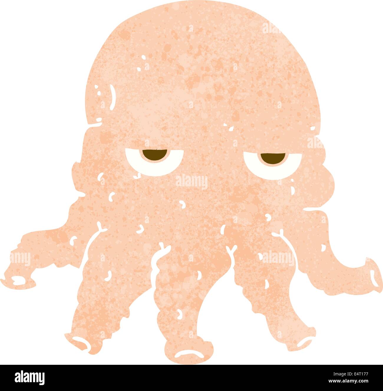 cartoon alien squid face Stock Vector Image & Art - Alamy