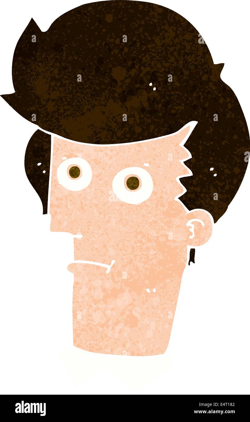 cartoon staring face Stock Vector Image & Art - Alamy
