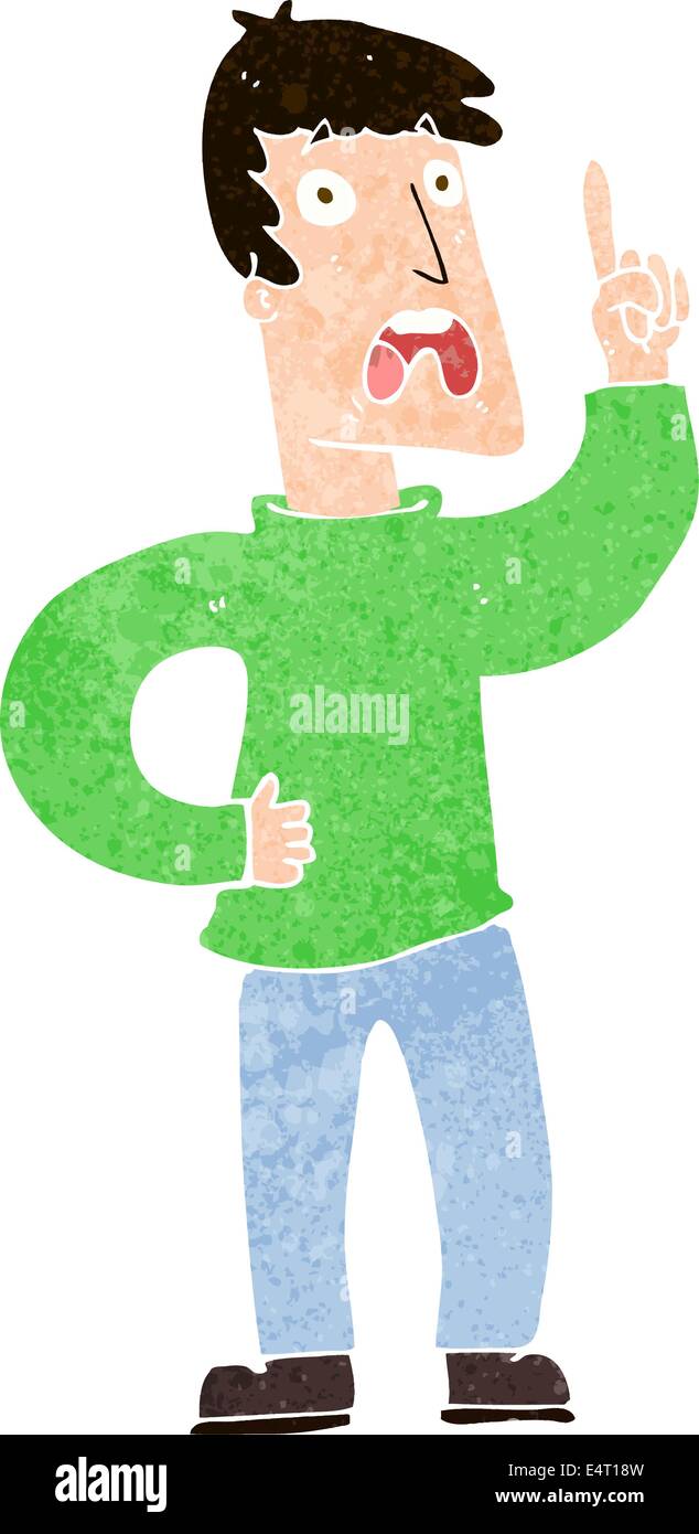 cartoon man with complaint Stock Vector Image & Art - Alamy