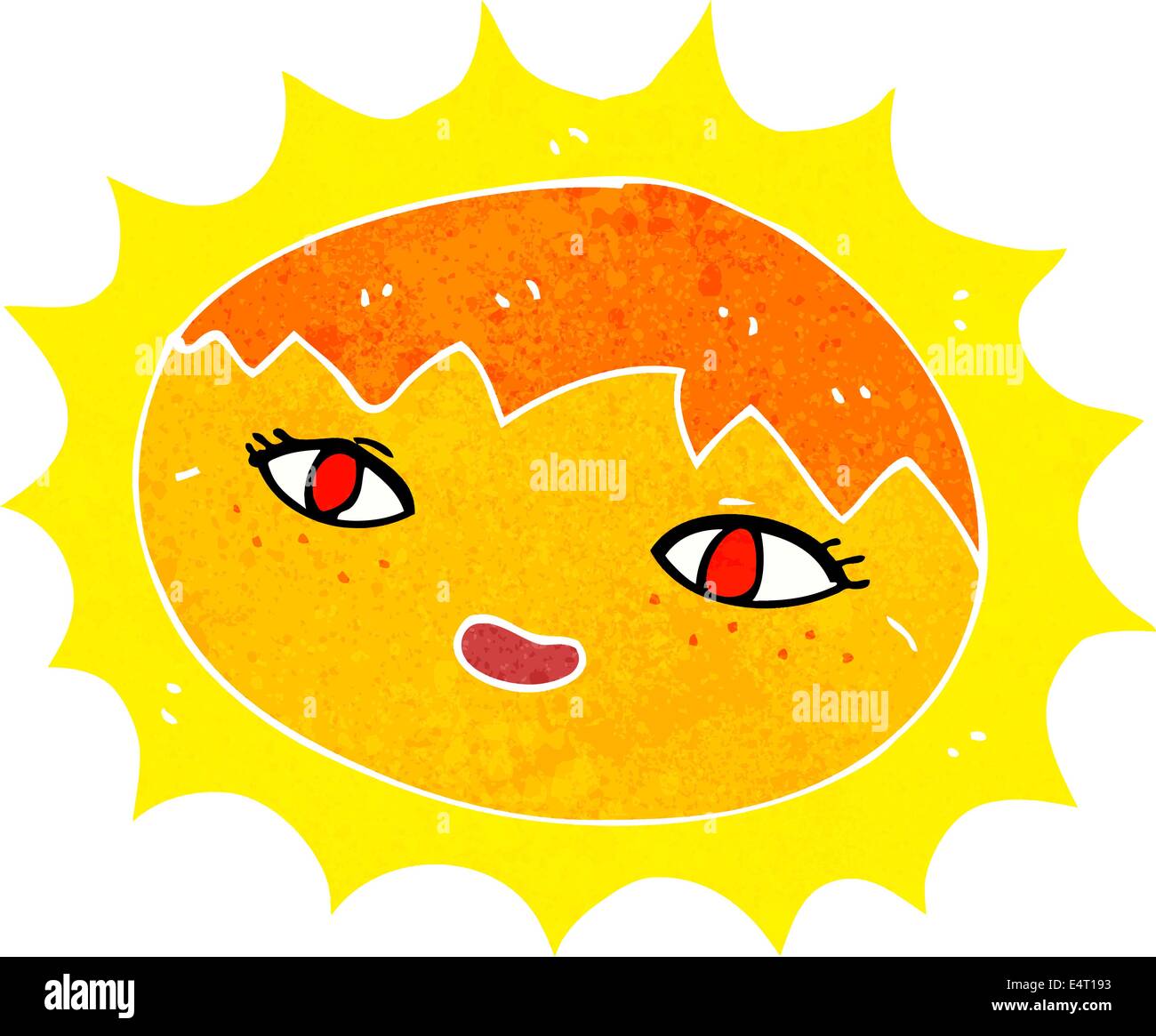 Cartoon pretty sun hi-res stock photography and images - Alamy
