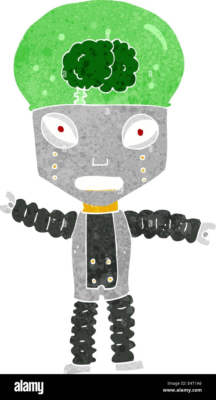 cartoon future robot Stock Vector Image & Art - Alamy