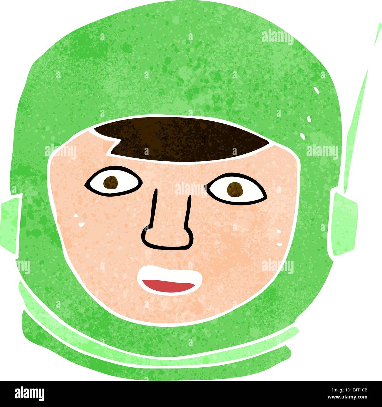 Cartoon astronaut head Stock Vector Images - Alamy