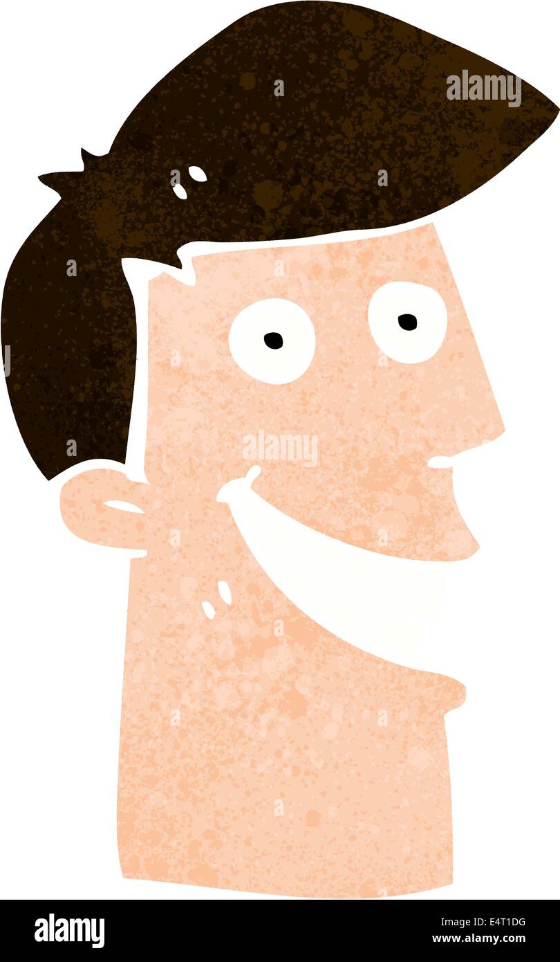 cartoon grinning man Stock Vector Image & Art - Alamy