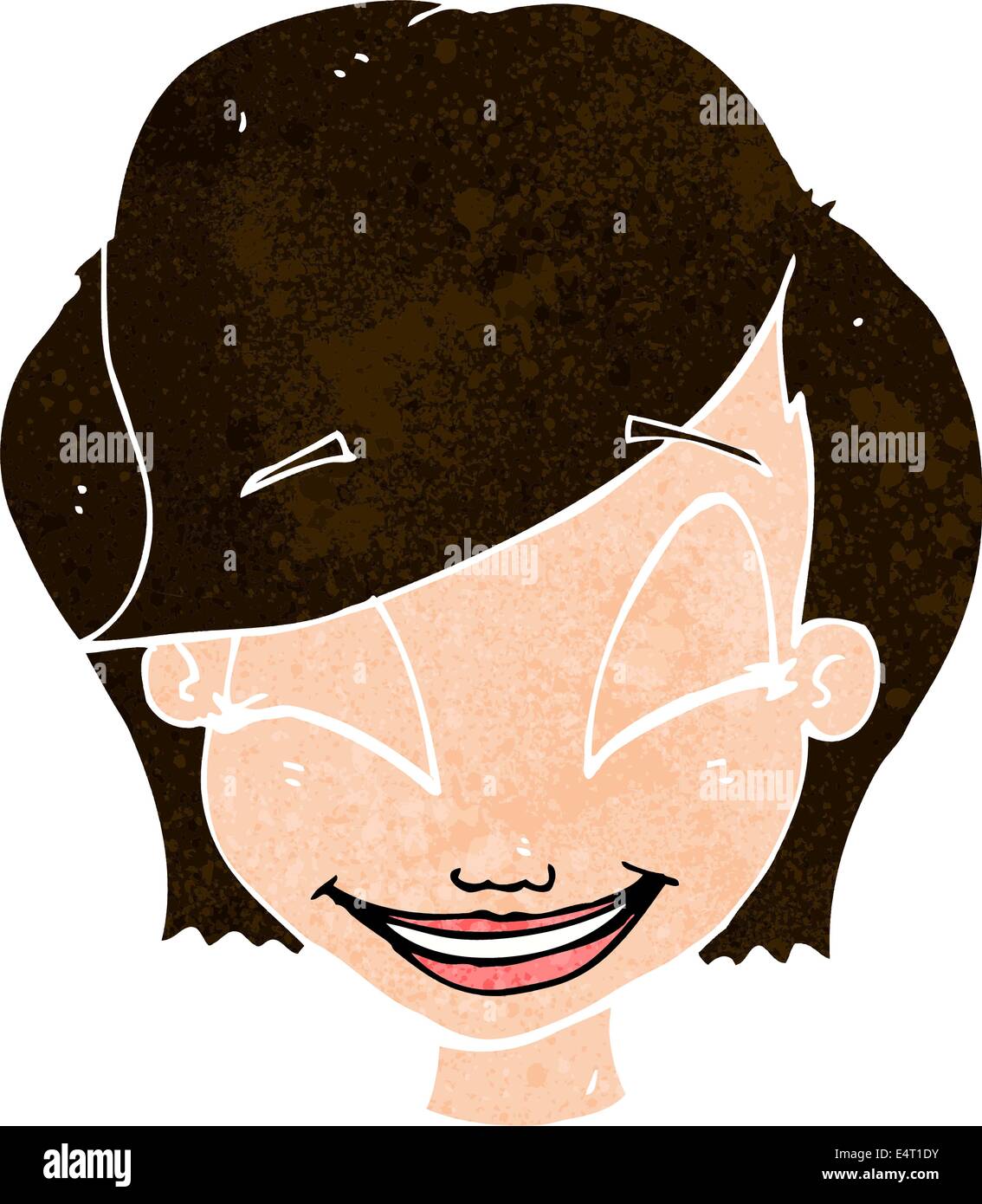 cartoon pretty female face Stock Vector Image & Art - Alamy