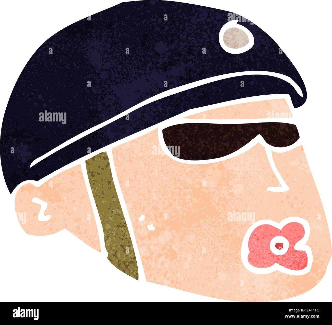 cartoon policeman head Stock Vector Image & Art - Alamy