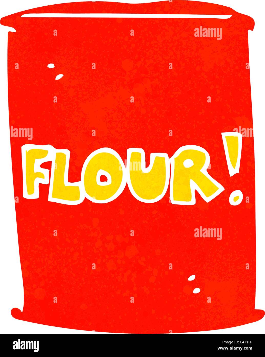 Flour bag cartoon character vector hi-res stock photography and images ...