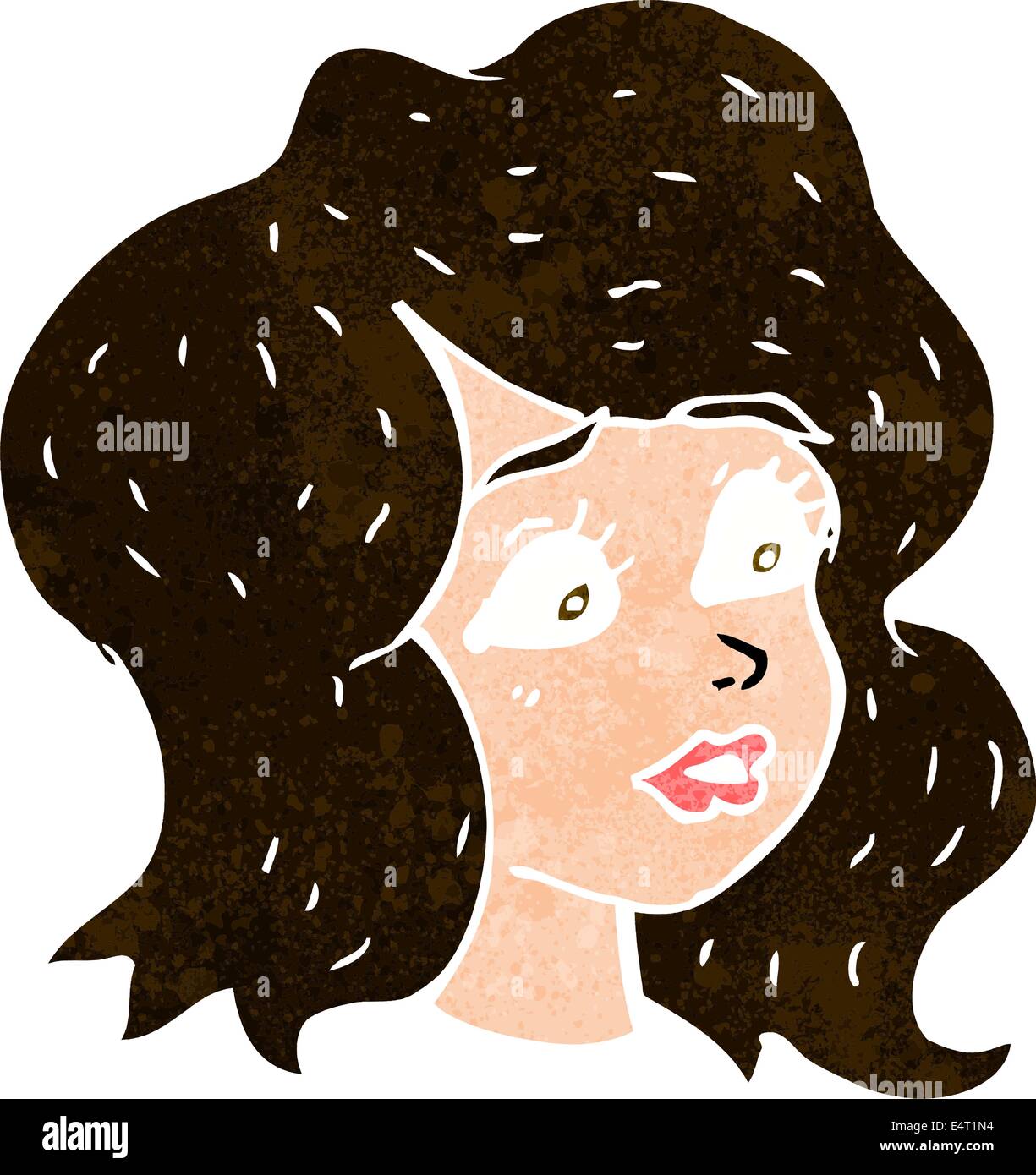 cartoon woman looking concerned Stock Vector Image & Art - Alamy