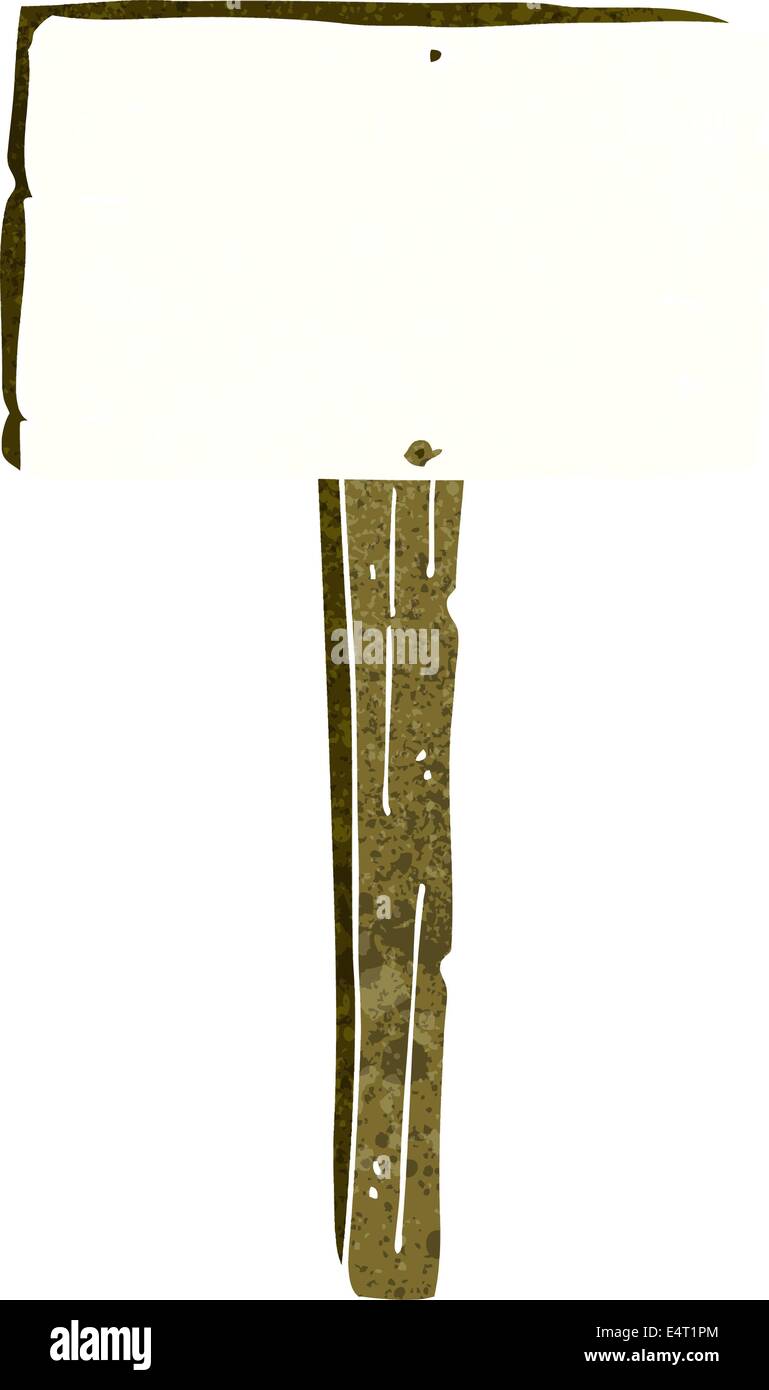 cartoon sign post Stock Vector Image & Art - Alamy