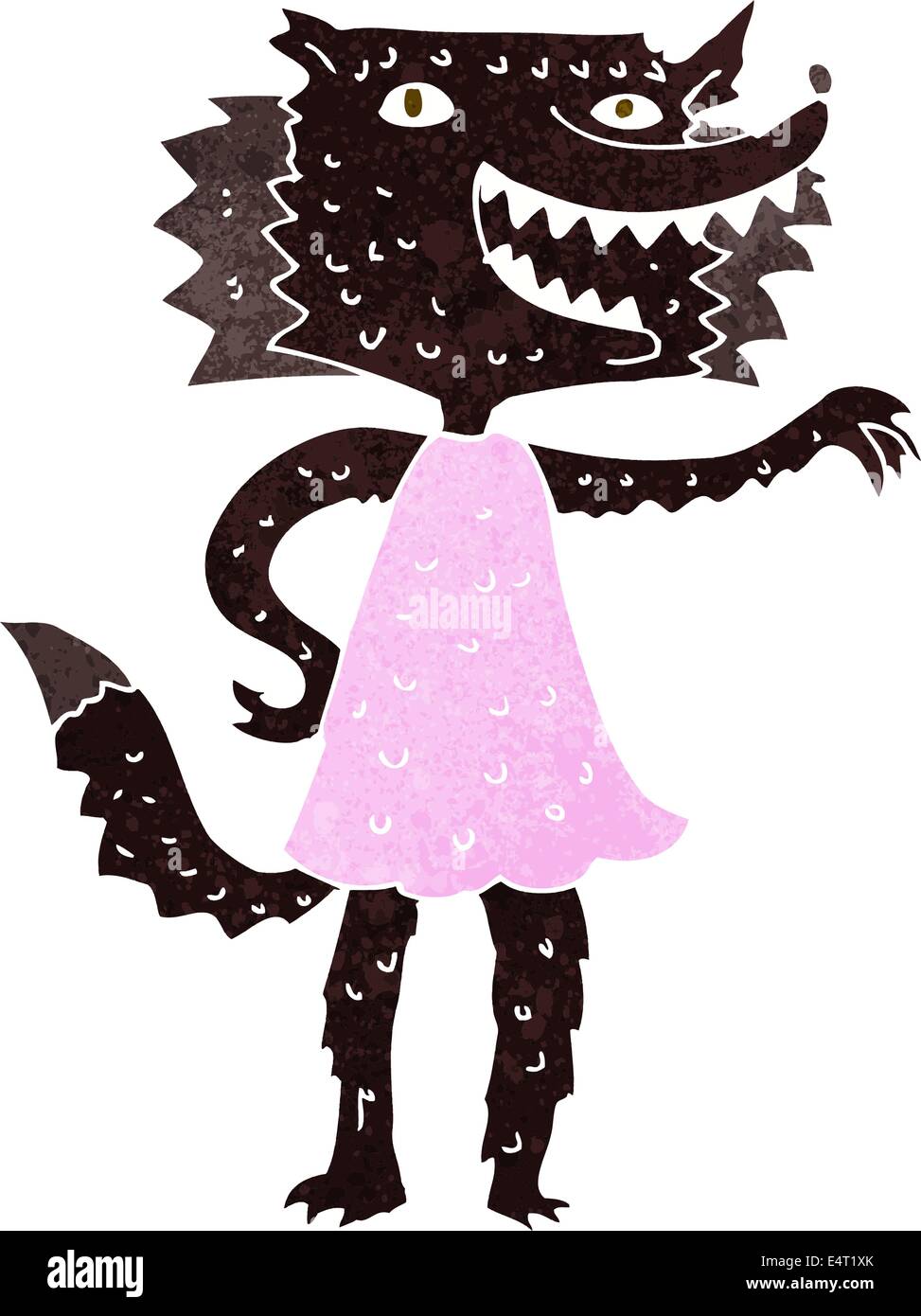 Cartoon wolf girl hi-res stock photography and images - Alamy