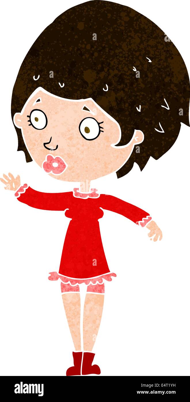 cartoon pretty woman Stock Vector Image & Art - Alamy