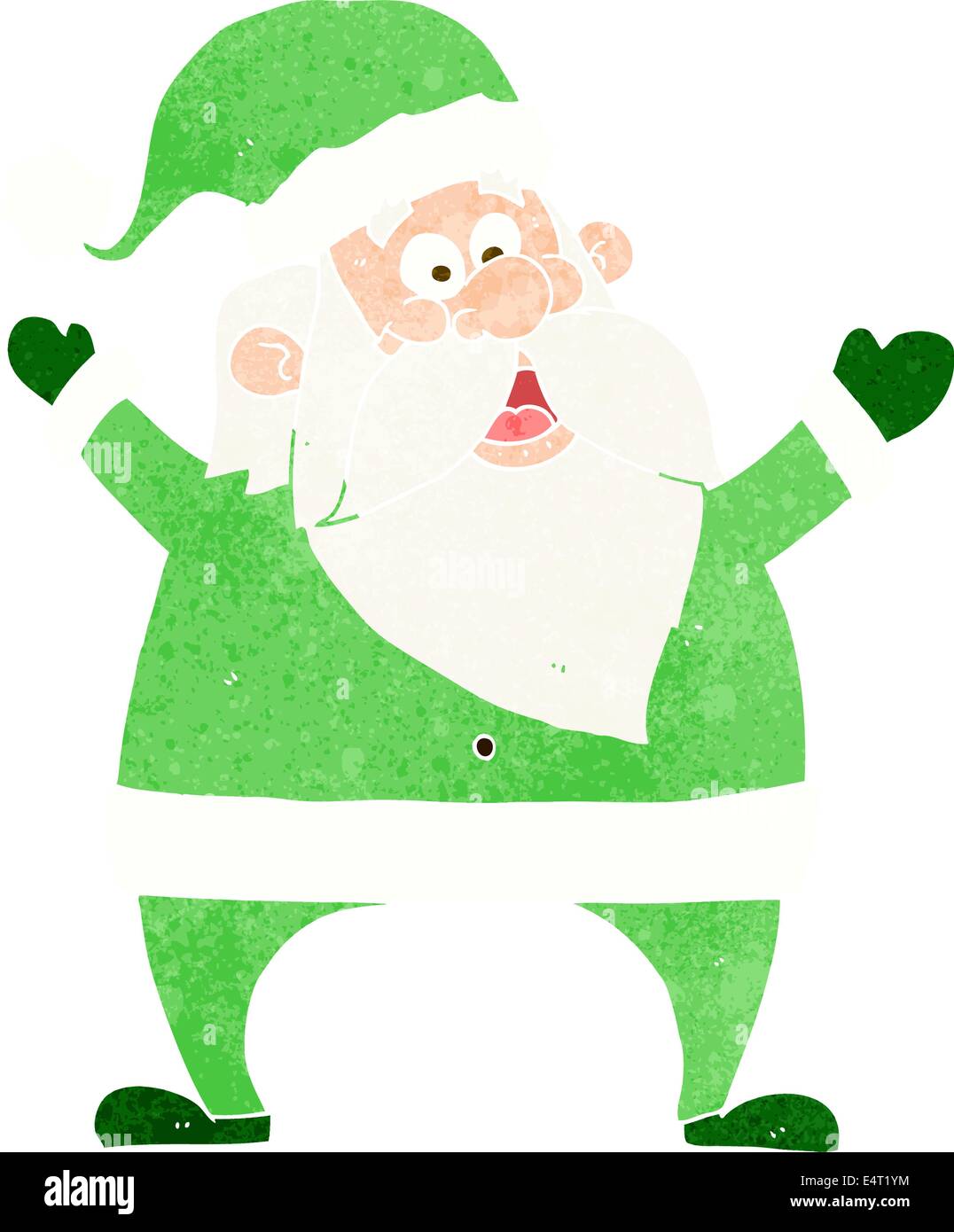 Jolly father christmas Stock Vector Images - Alamy